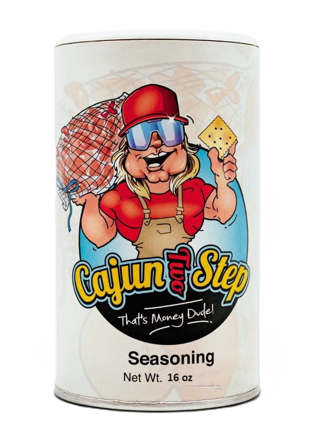 Cajun Two Step Original 16 oz, All Purpose Seasoning, Low Sodium, Great ...