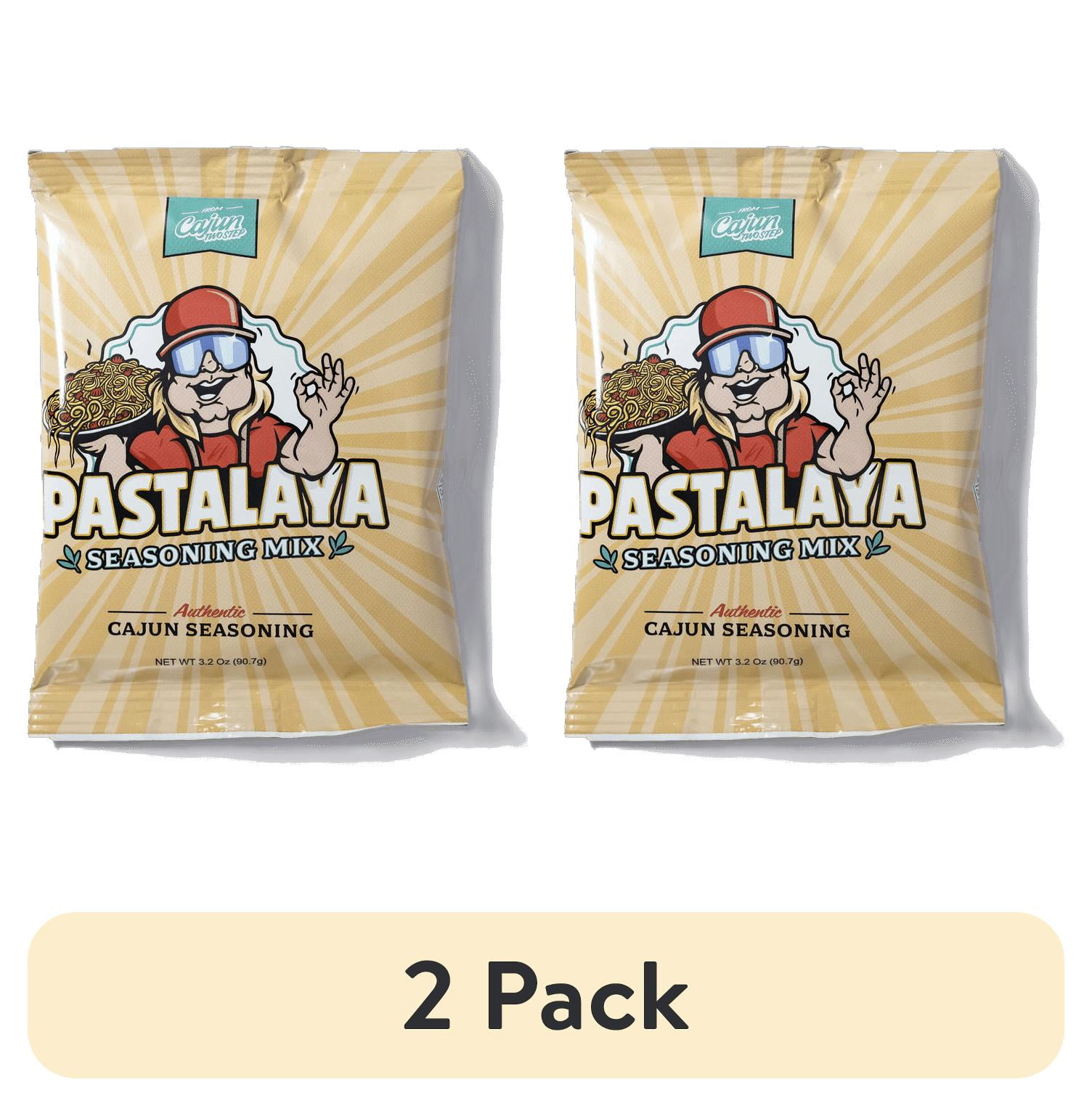 (2 pack) Cajun Two Step Pastalaya Seasoning Packet 3.2 oz - Walmart.com
