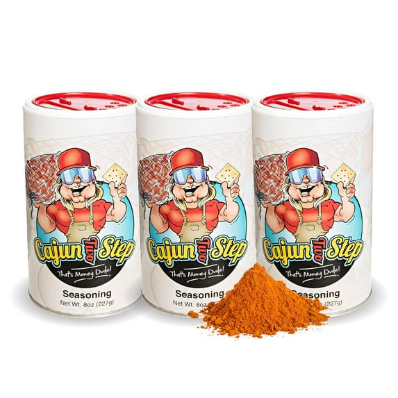 Cajun Two Step Seasoning by MDA05 StaleKracker - 3 pck, Original ...