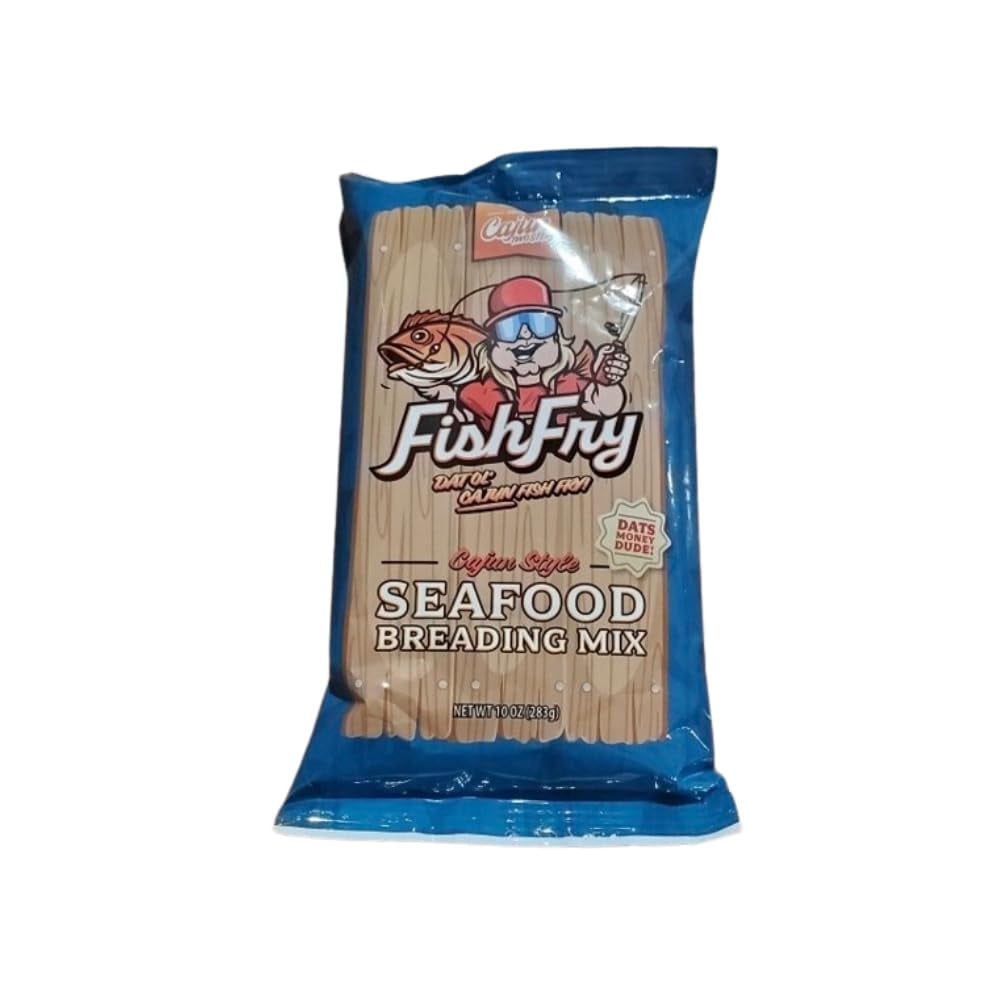 Cajun Two Step Seasoning by StaleKracker - 1 pck, Fish Fry Mix (10 oz ...