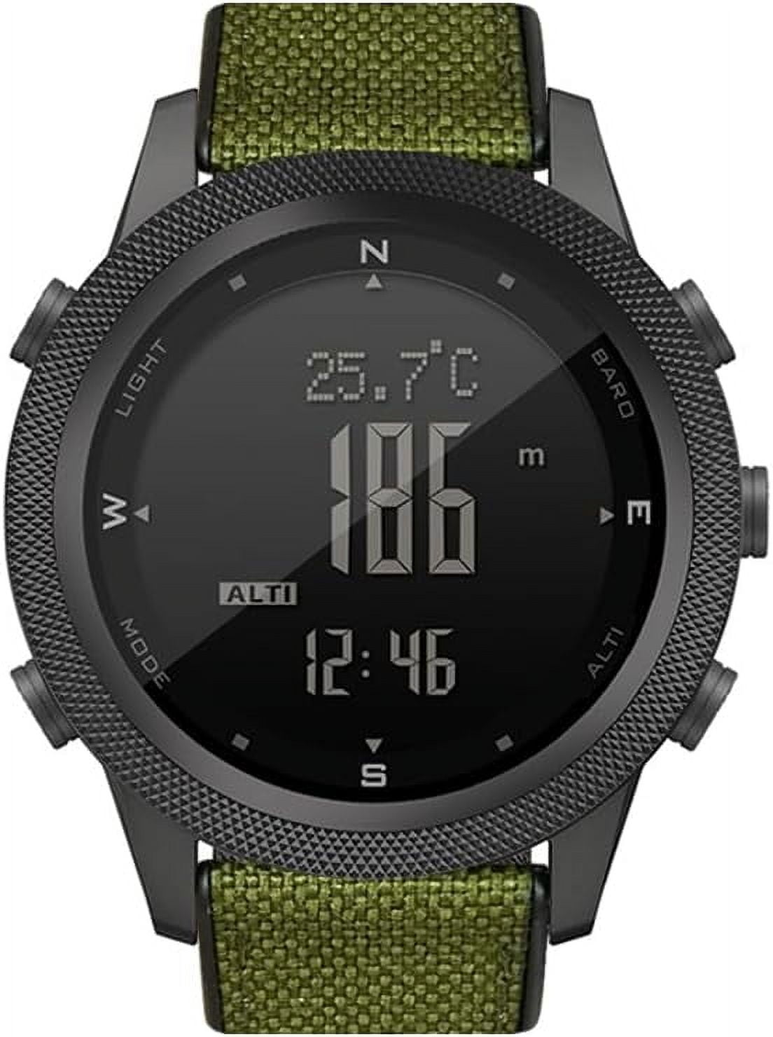 CakCity Military Watches with Compass for Men Tactical Watch Outdoor ...