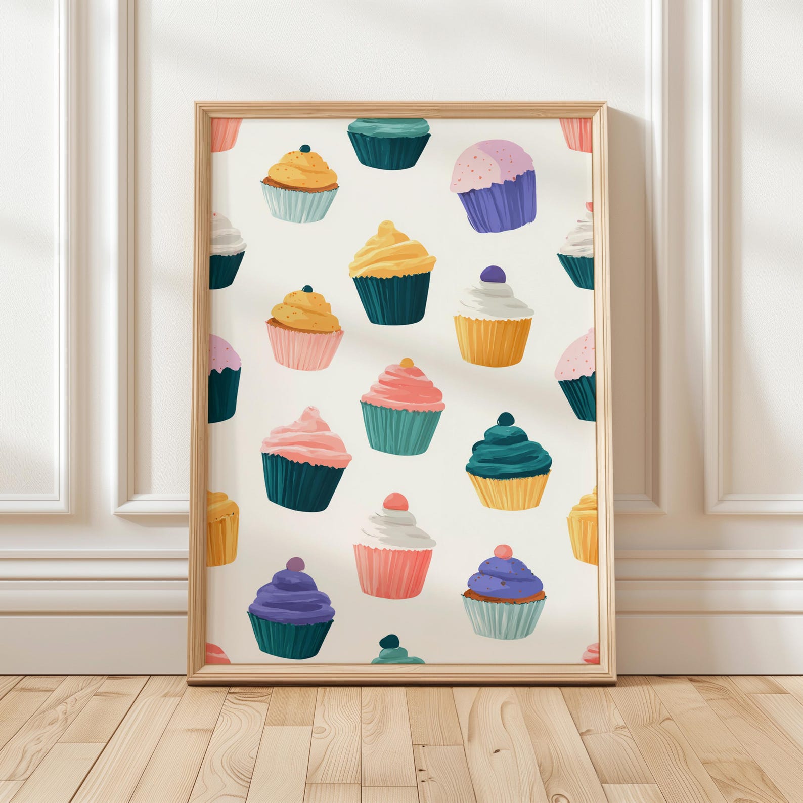 Cake Art Print, Cake Wall Art, Dessert Art, Dessert Guise Poster ...