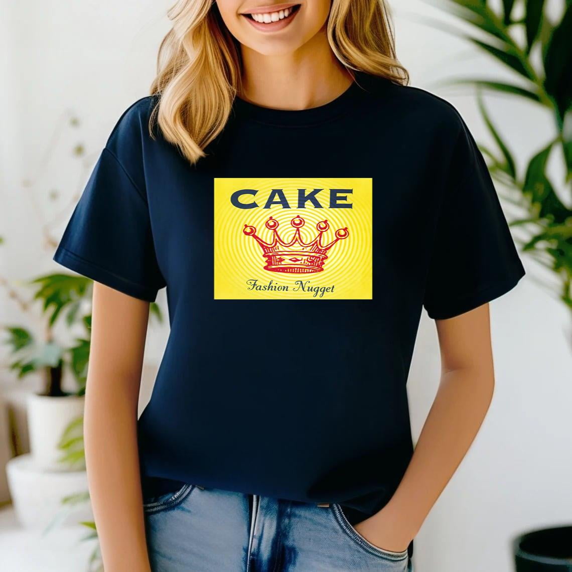 Cake Band Fashion Nugget Music Album Cover Art Unisex T-shirt, for men ...