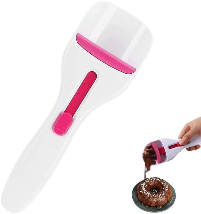 Cake Batter Distribution Scoop, One-Touch Sliding Button Dispenses ...
