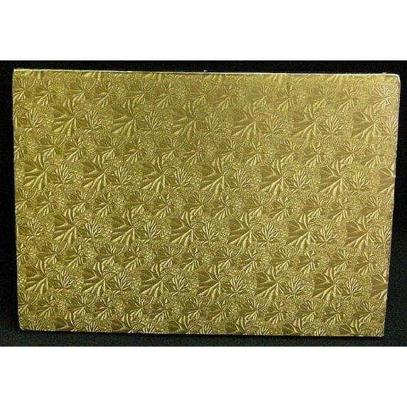 Cake Board, Rectangular, Gold, 1/2" Thick. - 9-3/4" x 13-3/4" Quarter ...