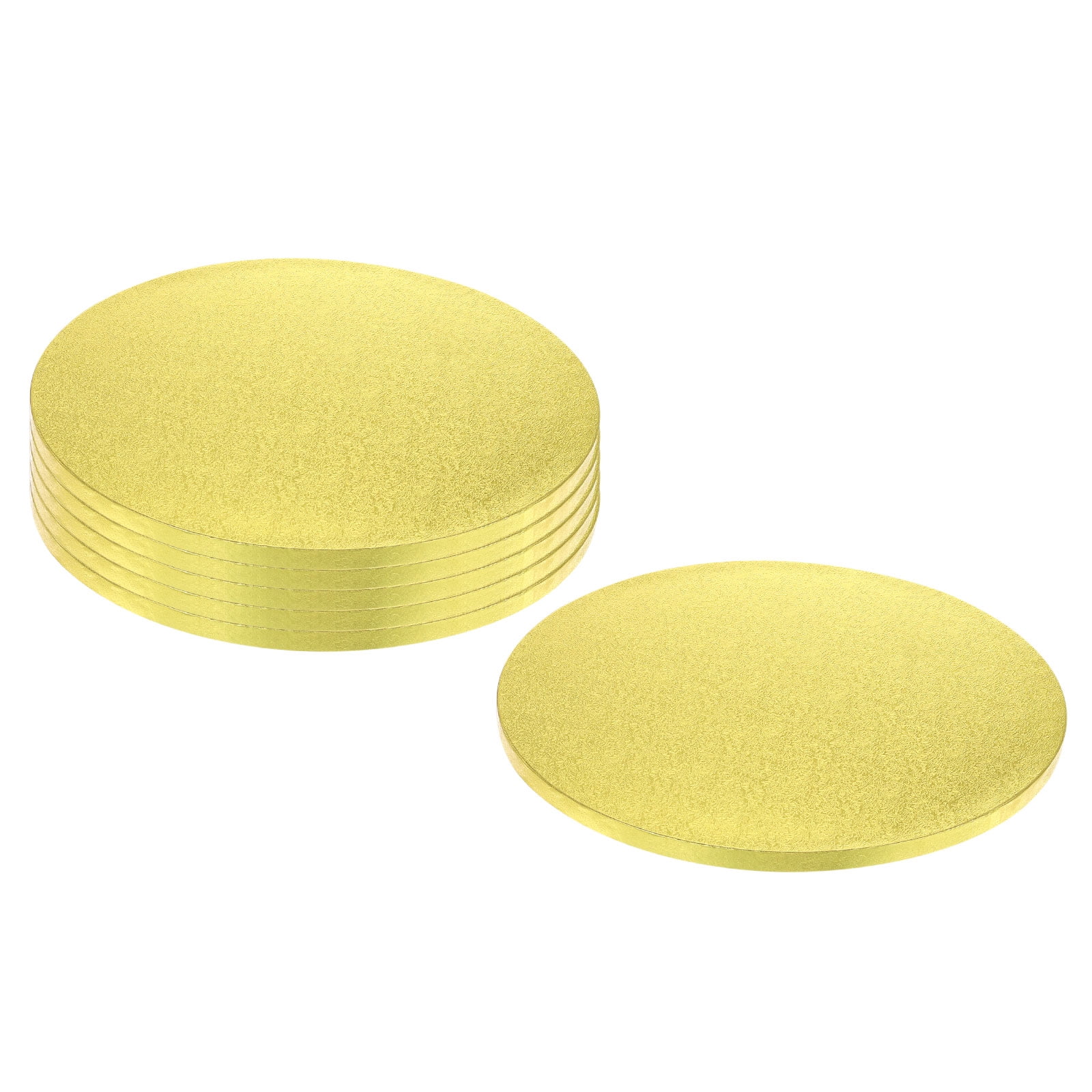 Cake Boards, 6 Pack 12 Inch - Cardboard Cake Drums, 1/2" Thick Round ...