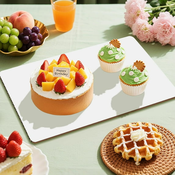 Cake Boards Rectangle White, Quarter Sheet Cake Board, Disposables ...