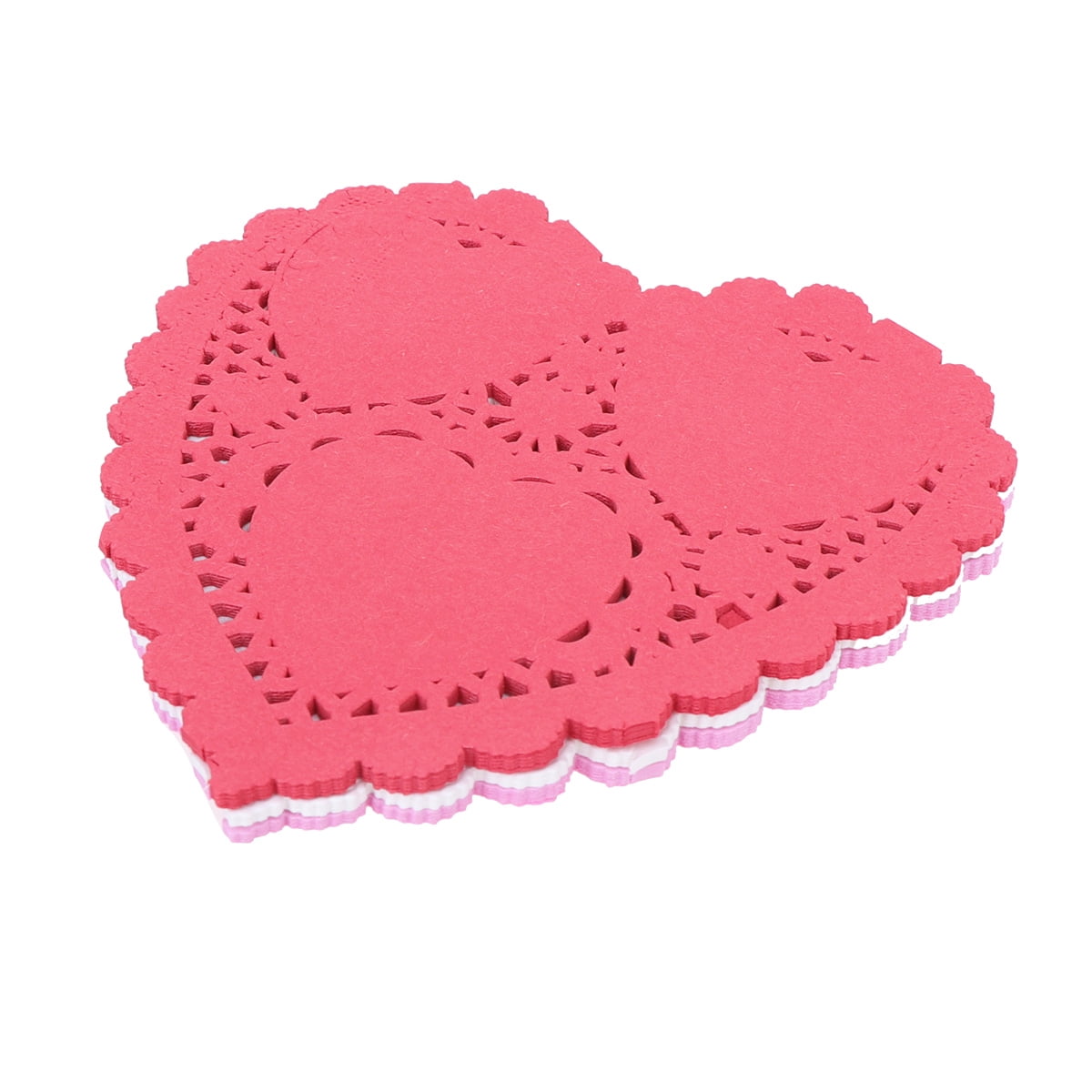 100Pcs 4Inches Heart Shaped Cake Boards Sturdy Cake Circle Base Tray ...
