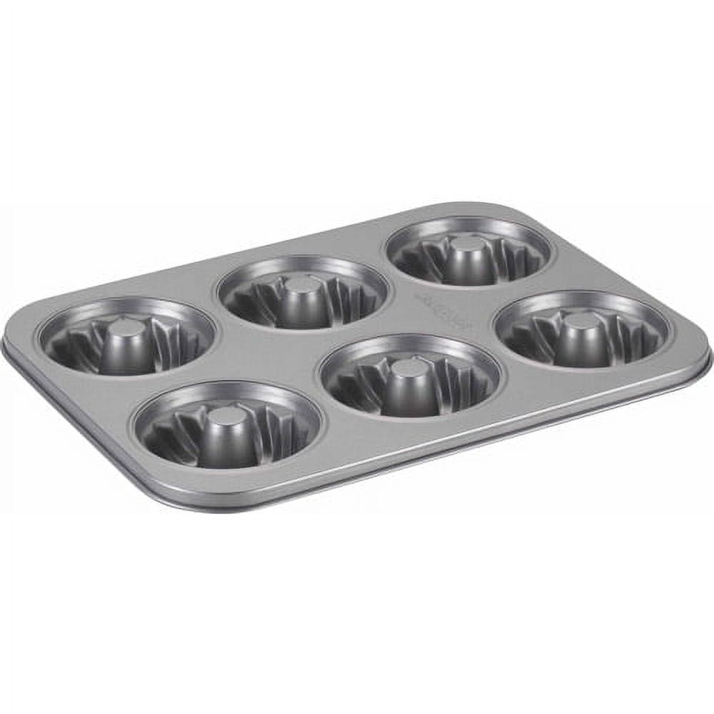 Cake Boss 6-cup Mini Fluted Mold Pan, Gr - Walmart.com