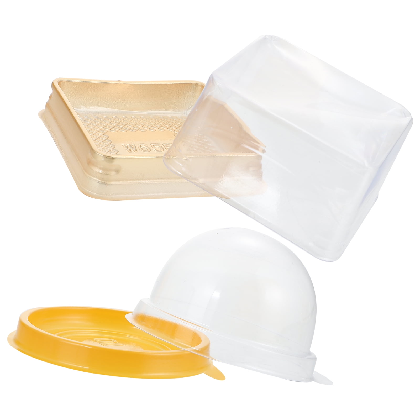 100pcs Mini Moon Cake Packaging Boxes Mini Muffin Holders Plastic ...