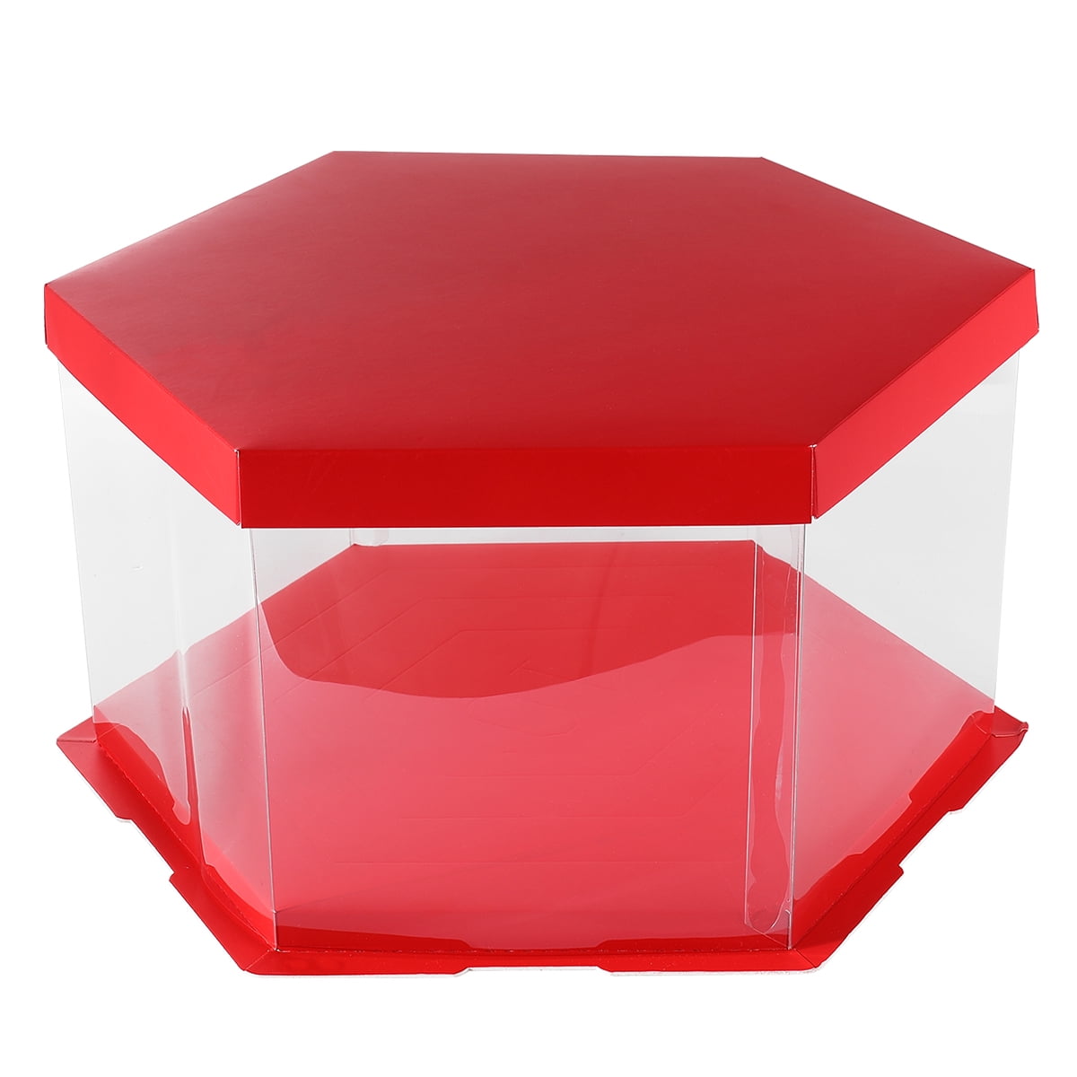 Cake Box Gift Boxes for Presents Clear Plastic Organizer Bins ...
