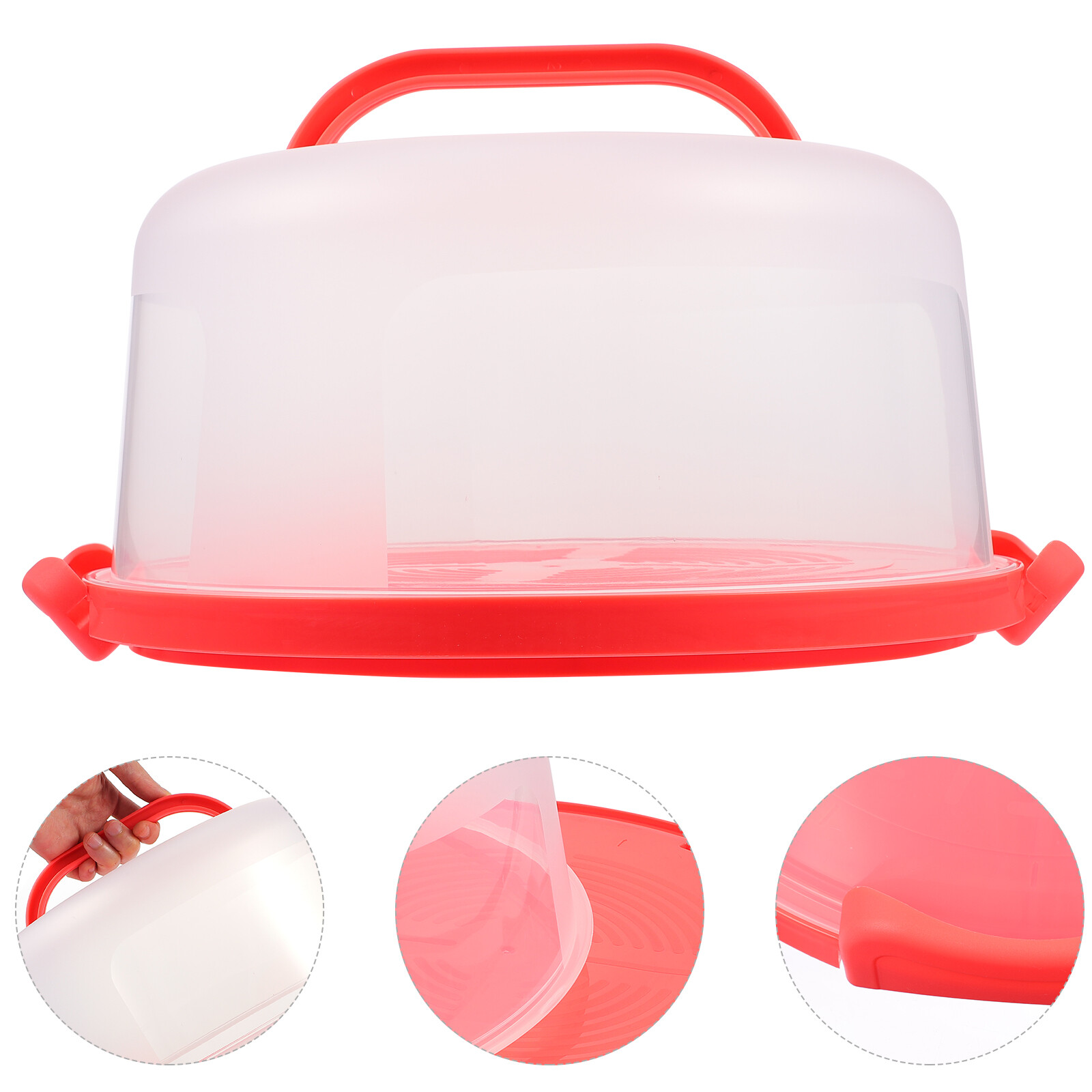 OUNONA Reusable Cake Pastries Box Portable Cake Storage Holder Plastic ...