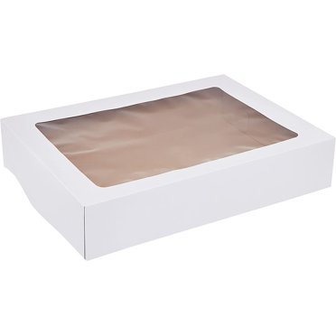 Wilton White Cardboard Bakery Packaging, 19 x 14-Inch Cake Boxes with ...