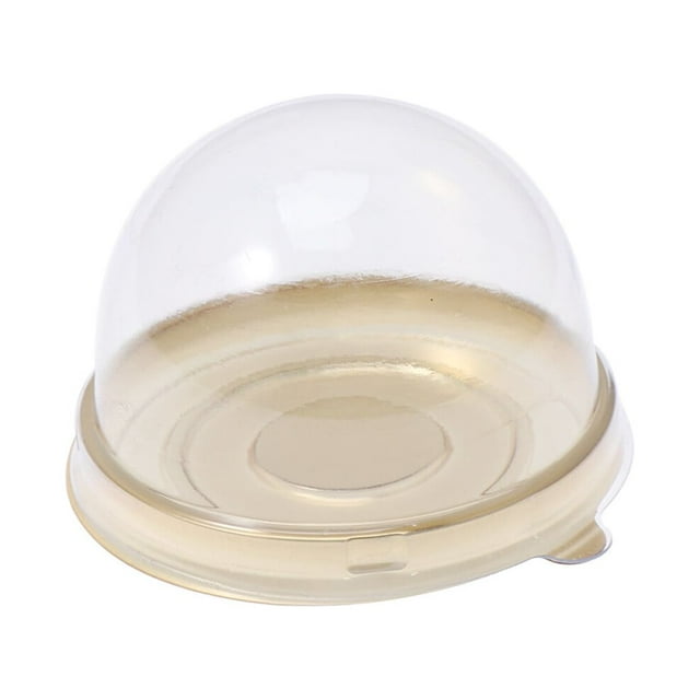Cake Boxes, 50 Pcs Cake Boxes Disposable Round Moon Cake Tray Food Gift ...