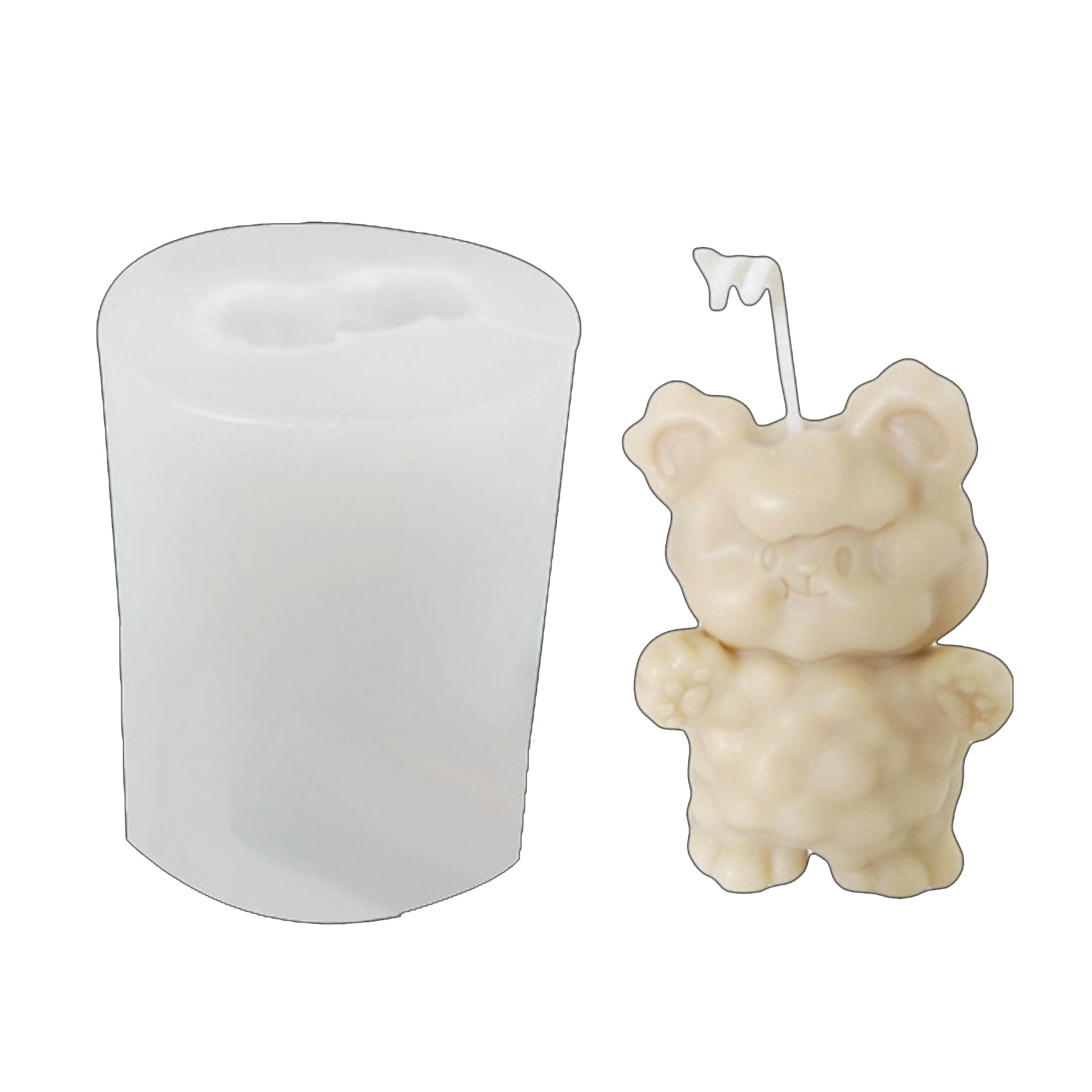 Cake Cartoon Cute Little Bear Soap Mold Decorating Baking Fond Craft ...