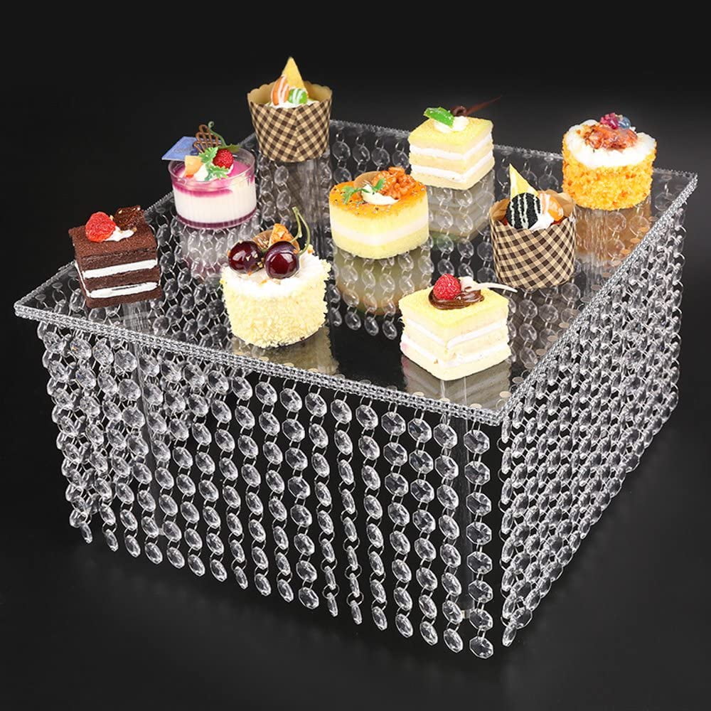 Cake Chandeliers Stand Glamorous Ice Crystal Cake Stand Wedding and ...