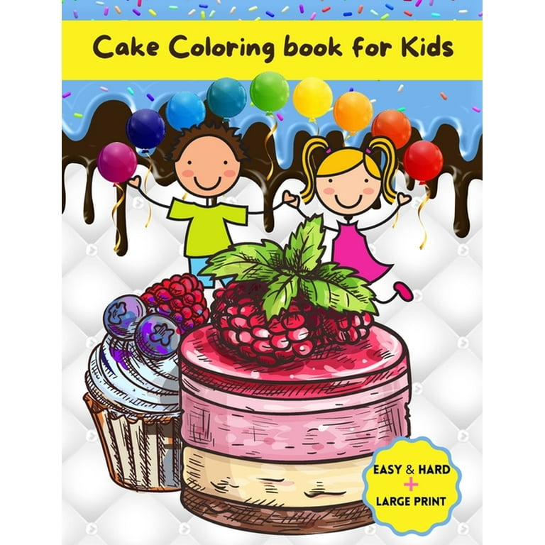 Hard Dessert Coloring Pages