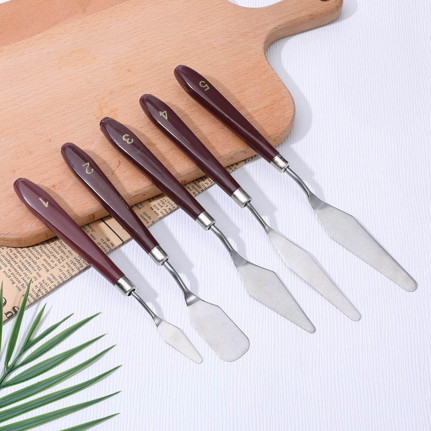 Cake Cream Spatula, Stainless Steel Palette Knife Offset Spatula Baking ...