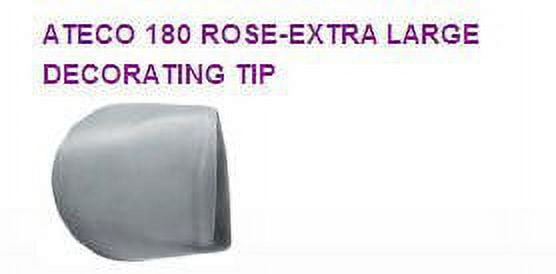 Cake / Cupcake Decorating Extra Large Rose Tip #180. 2pack - Walmart.com