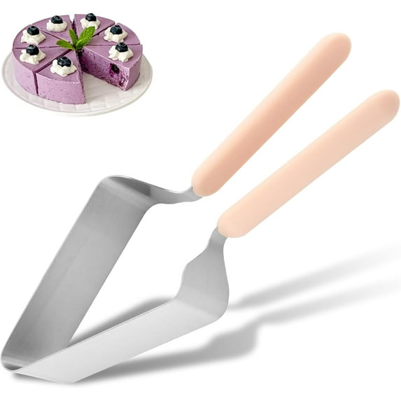 Cake Cutter Slicer, Stainless Steel Cake Knife and Server with Double ...