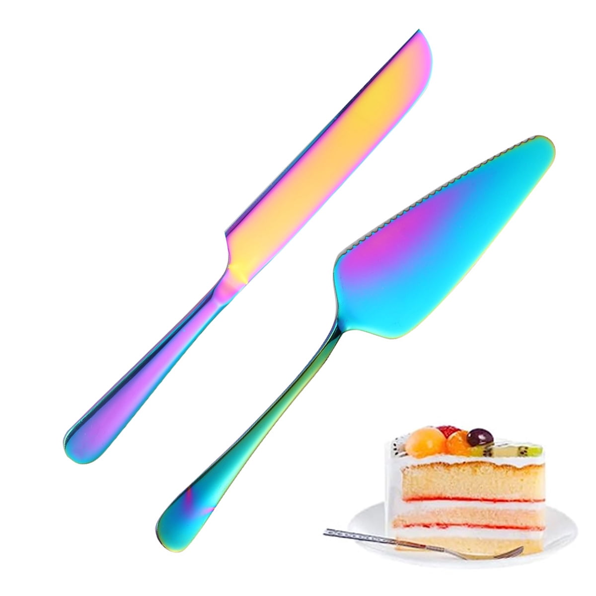 Cake Cutting Set for Wedding,Cake Knife and Server Set with Stainless ...