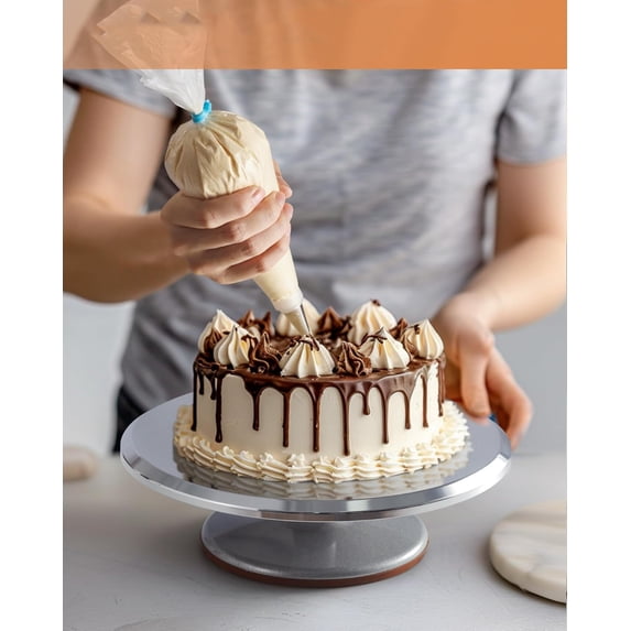 Cake Decorating Kit, Aluminum Alloy Cake Turntable, Icing Tips, Russian ...