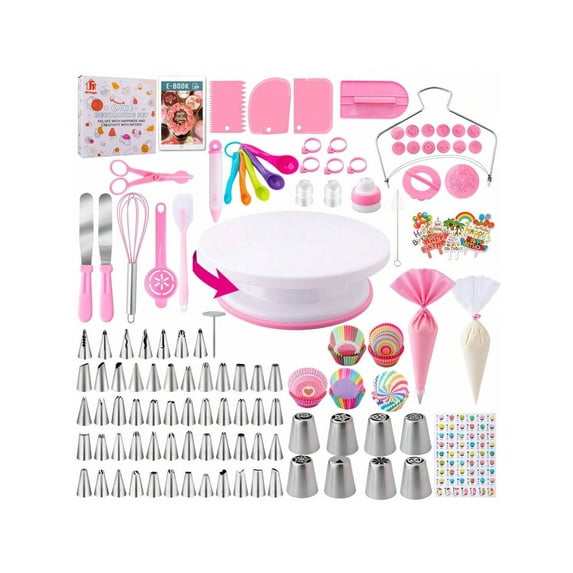 Cake Decorating Kit For Beginners Includes Video Course, EBook+ Baking ...