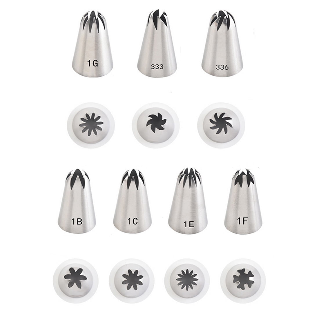 Cake Decorating Kit Set Piping Bags and Tips Scrapers Cupcake ...