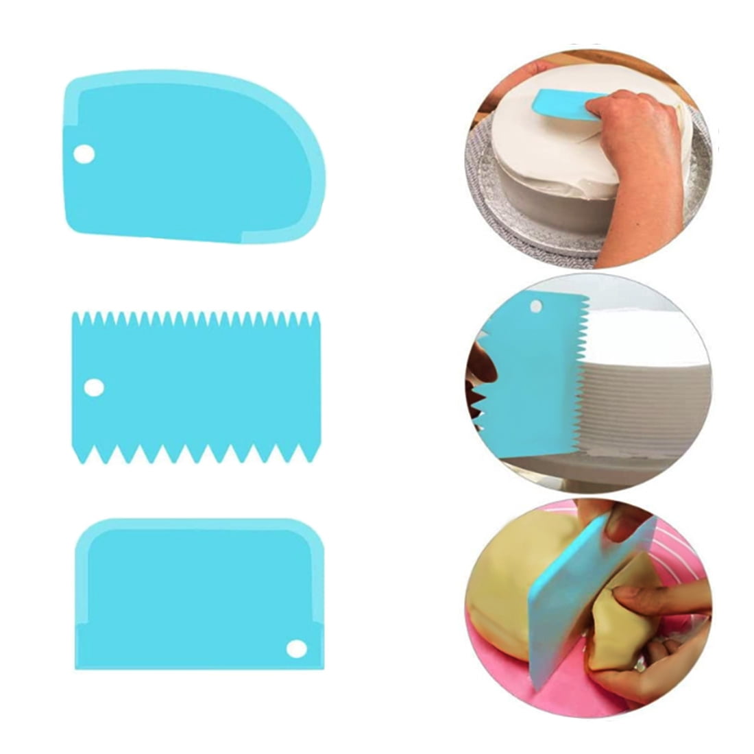 Cake Decorating Kit Set Piping Bags and Tips Scrapers Cupcake ...