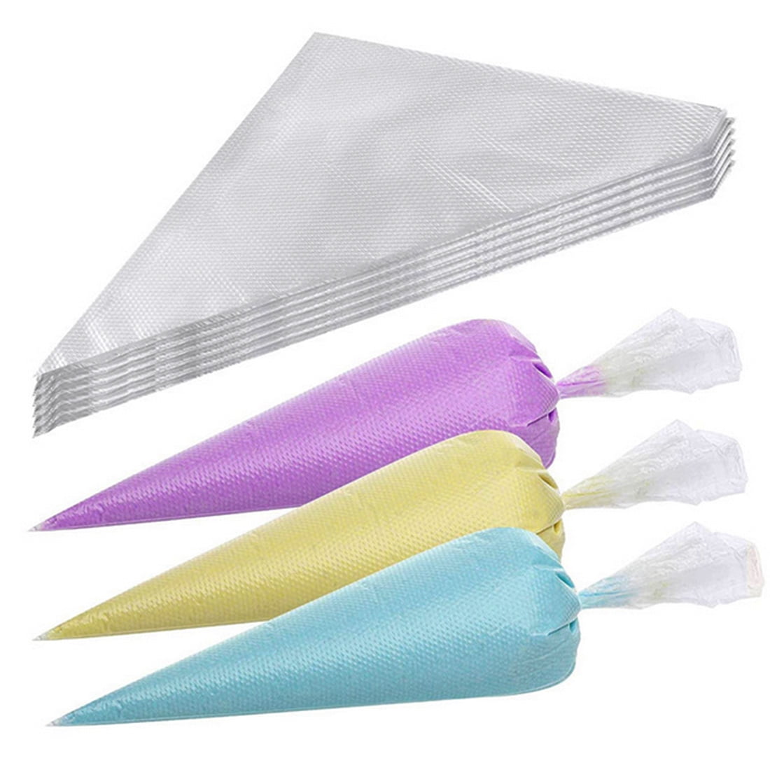 PILLOBOX Disposable Decorating Piping Bags Icing Decorating 100 Pack M ...