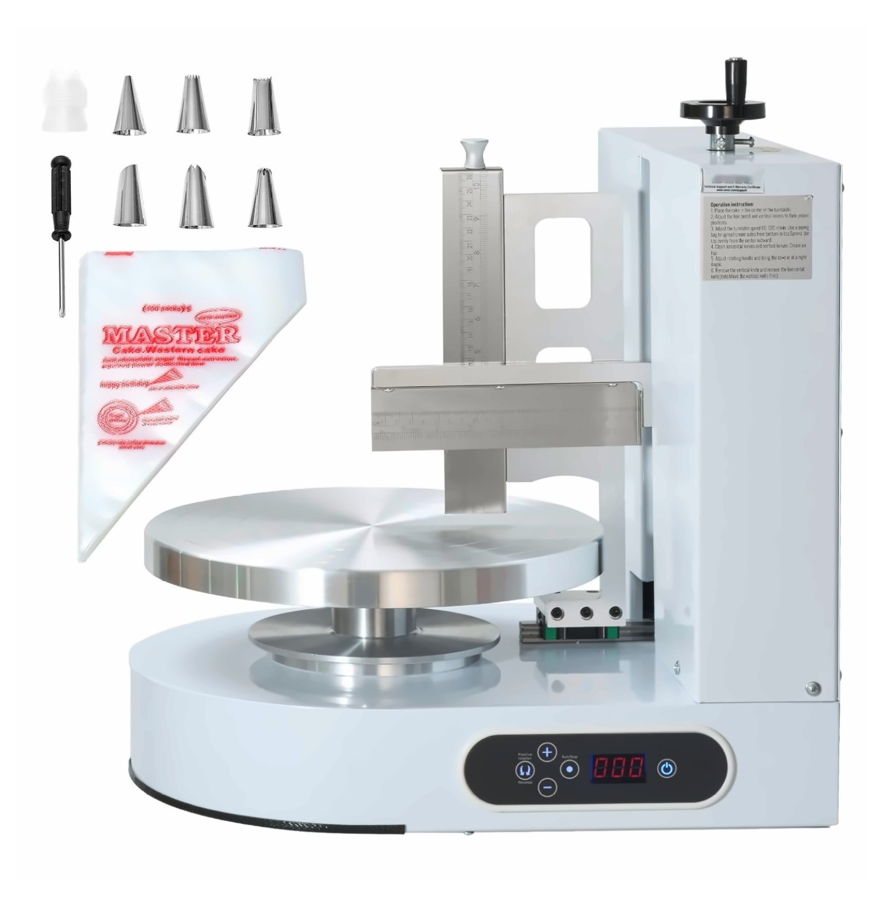 Cake Decorating Machine - 4" to 12" Frosting Spreader, Automatic Cake ...