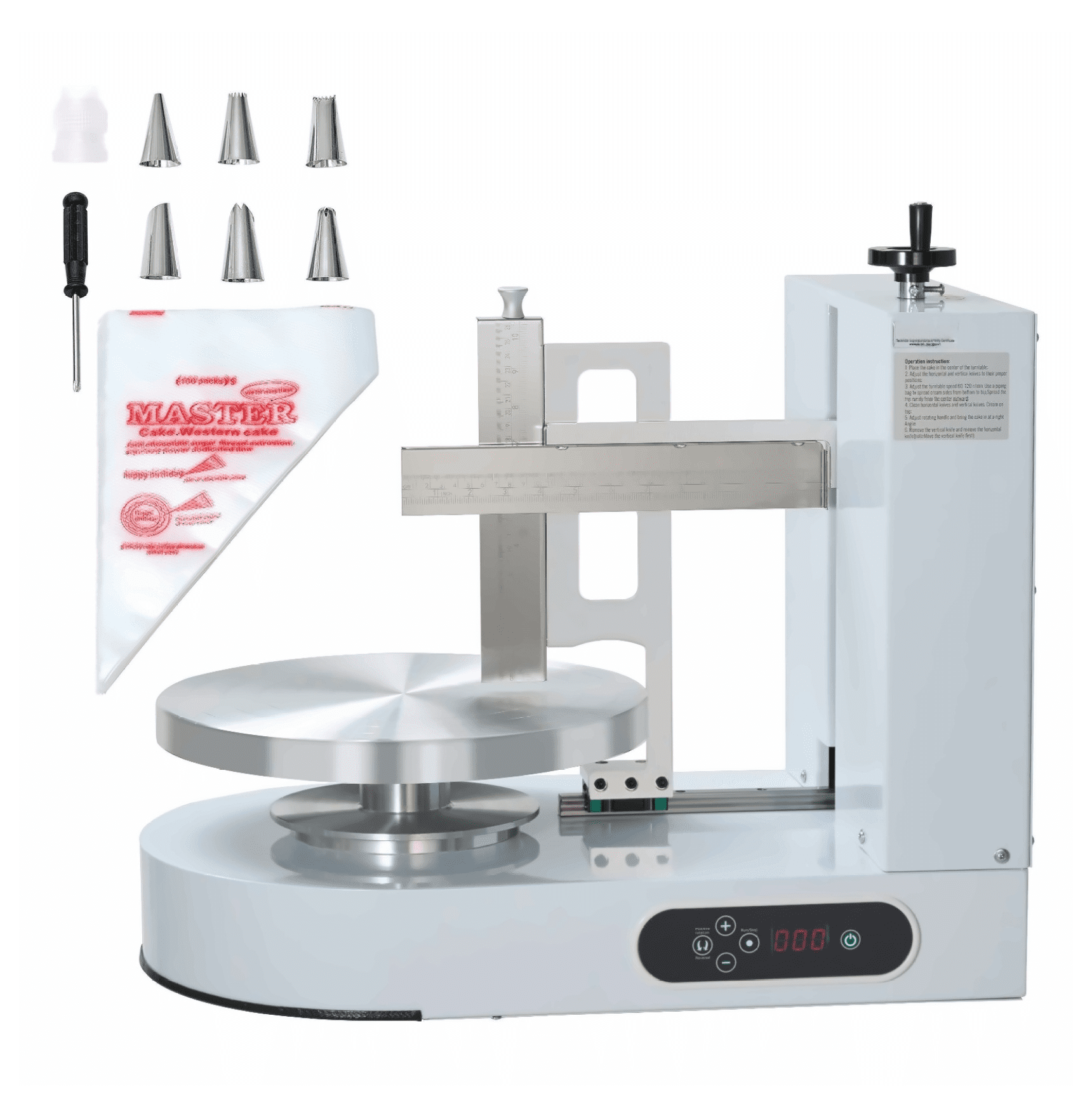 Cake Decorating Machine, 6-14 Inch Frosting Spreader, Automatic Cake ...