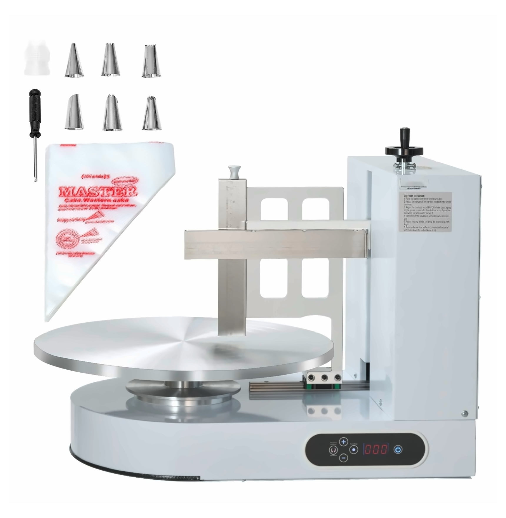 Cake Decorating Machine - Frosting Spreader 4-16 Inch Cakes, Automatic ...