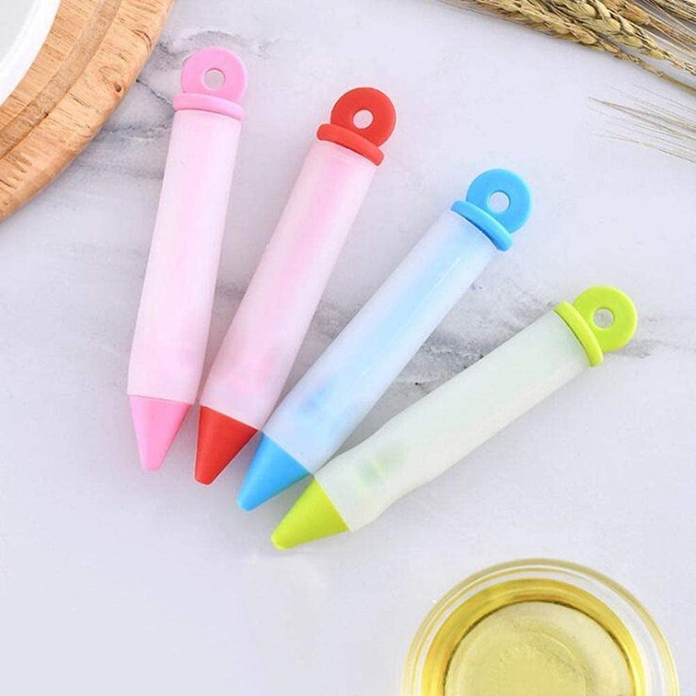 Cake Decorating Pens, Silicone Chocolate Writing Pen Cookie Cream ...