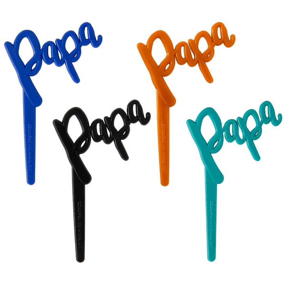 Cake Decoration DecoPics® - Papa Script (12 pieces) - Walmart.com