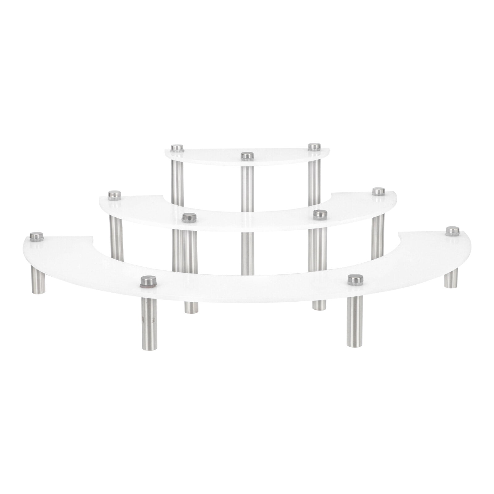 Cake Display Stand Shelves Wedding Macaron Square Cupcake Server Circle ...