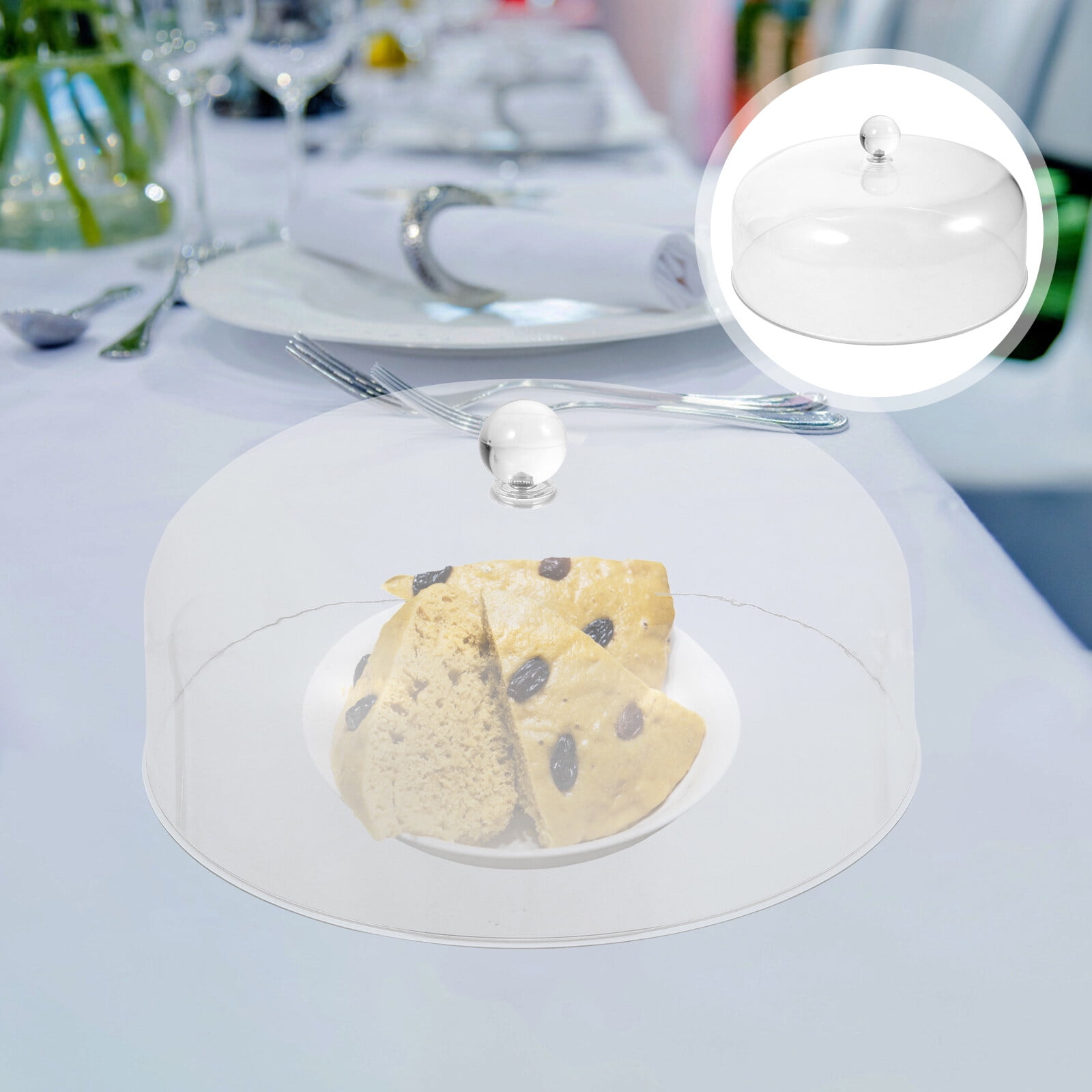 Cake Dome Cover Cover Plate Lid Clear Cover Tent Table for Home Cake ...