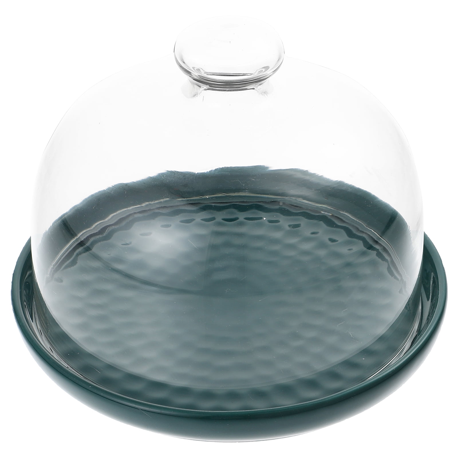 Cake Dome Glass Cake Stand: 6inch Ceramic Cake Plate With Cover Cake ...