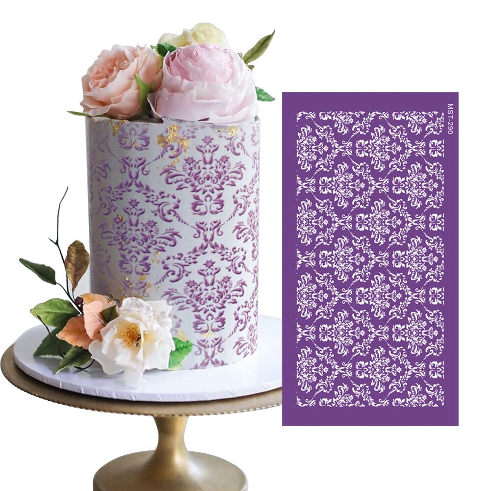 Cake Edge Cloth Mesh Stencils ,Sovob Cake Embossing Stencils, Dessert ...
