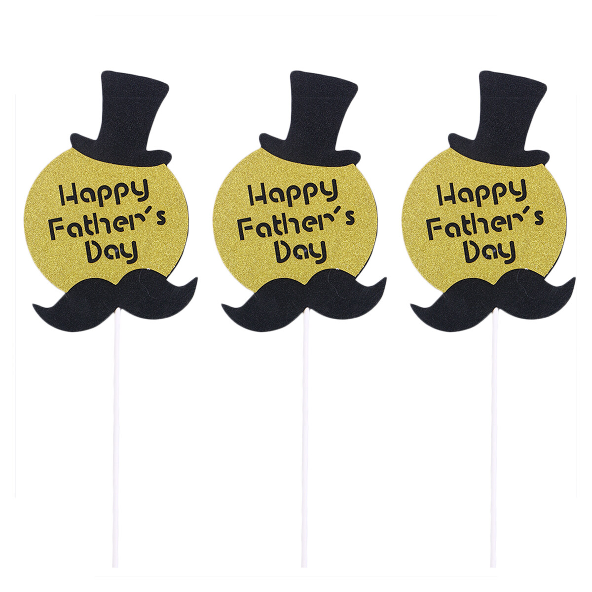 Cake Fathers Day Decorations Topper Dad Cupcake Toppers Birthday Father ...