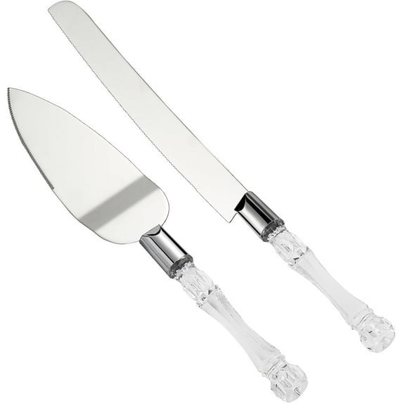 Cake Knife and Server Set for Wedding Stainless Steel Cake Knife Cutter ...
