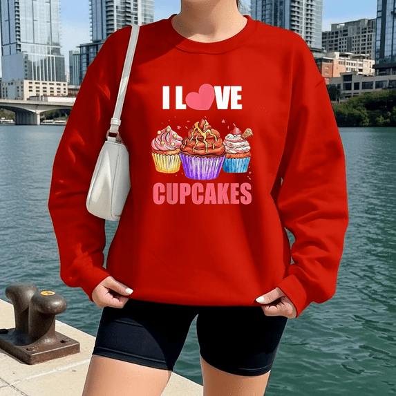 Cake Lover Funny Pastry Chef Baking Foodie Themed Art Sweatshirt, for ...