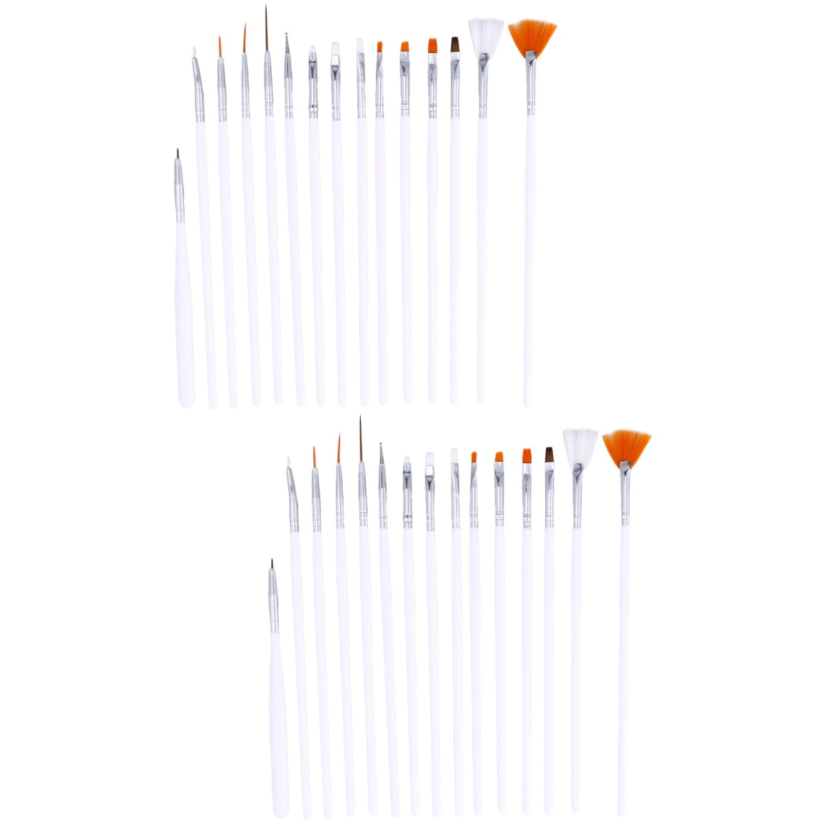 REOFLYUP Cake Painting Brushes & Pens Nylon White 2Pcs 9.1x3.9x1.2in ...