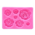 Cake Mold, Food Grade Silicone Assorted Size Rose, 1 Pack Multi-size ...
