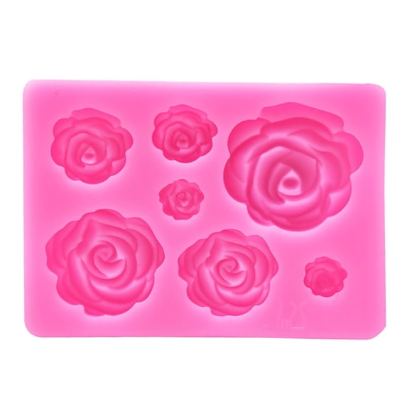 Cake Mold, Food Grade Silicone Assorted Size Rose, 1 Pack Multi-size ...