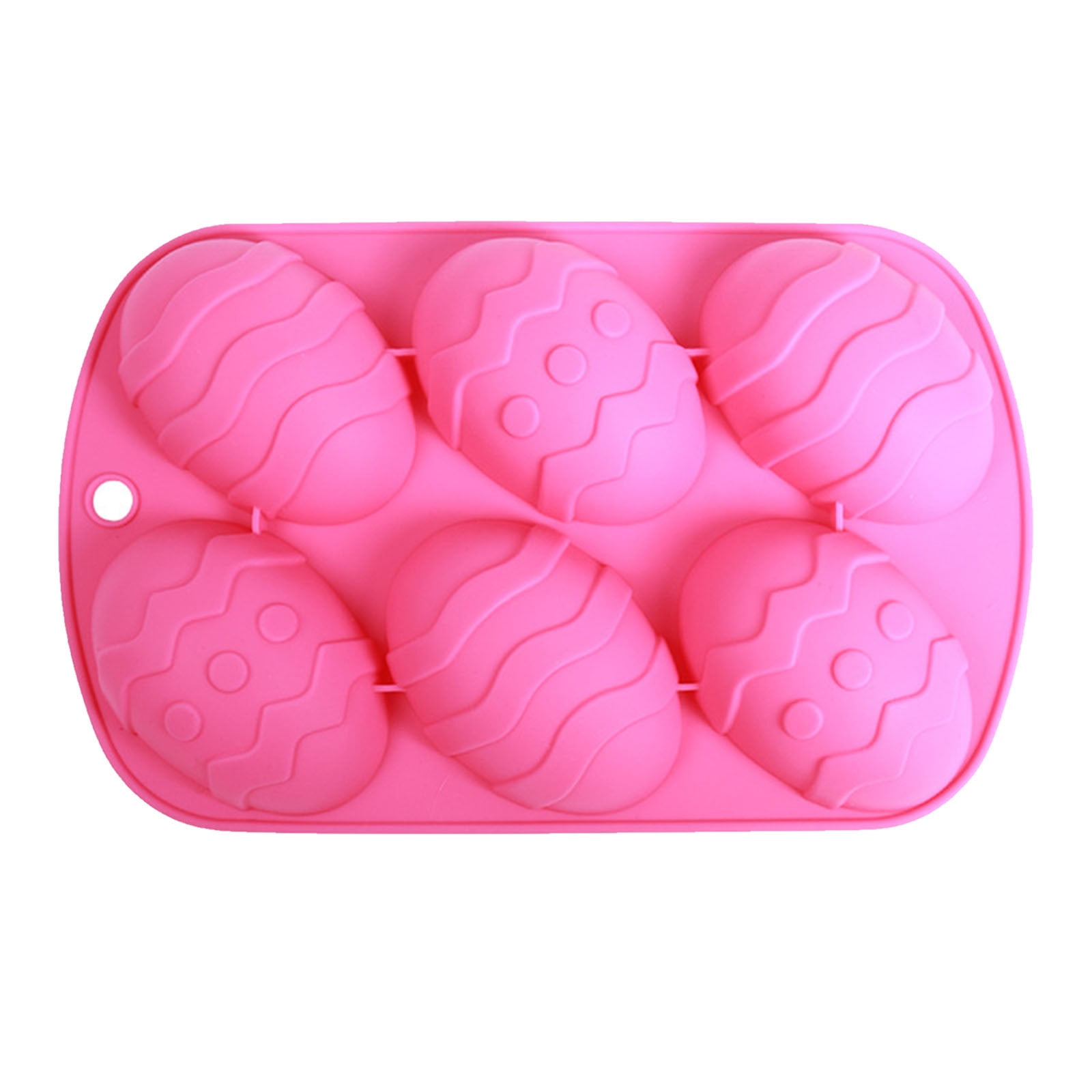 Cake Mould for Baking Silicone Egg Shaped Pan with Six Cavities for ...