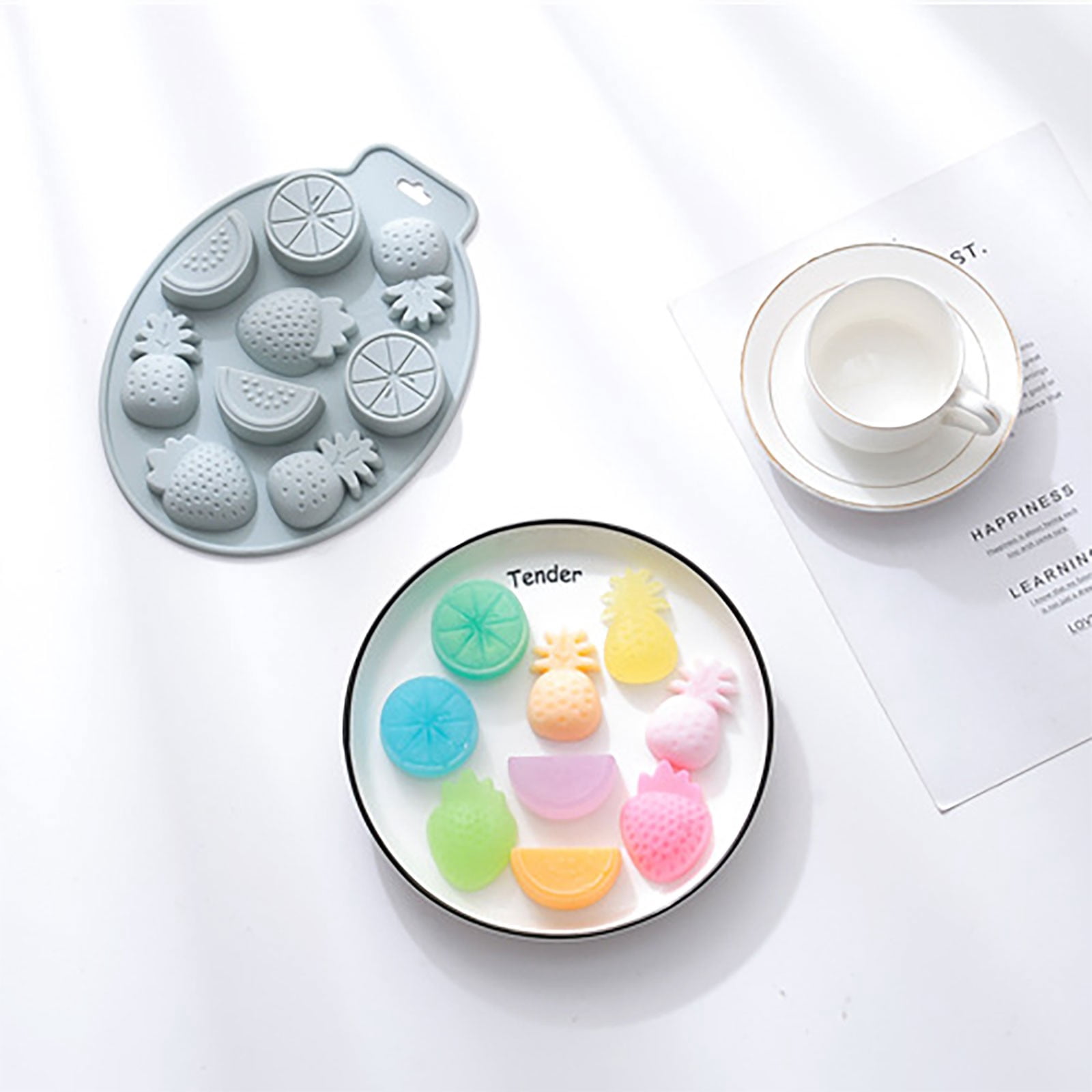 Cake Mould Dessert Molds Fruit Shaped Ice Cube Mold Blue - Walmart.com