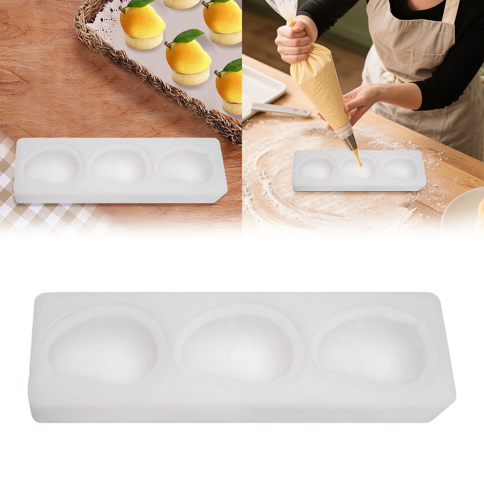 Cake Moulds for Baking - Unique Fruit Silicone Shapes Non Stick Dessert ...