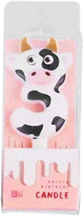 Cake Number Candle Milk Cow Number Candles Cute Cow Birthday Cake ...