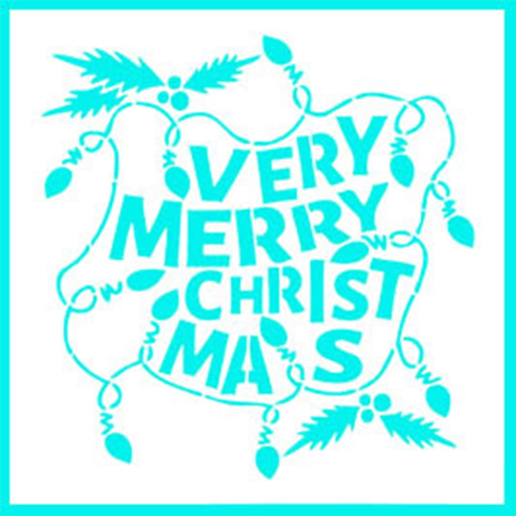 Cake Painting Templates Christmas Printing Hollow Molds Fondant for ...